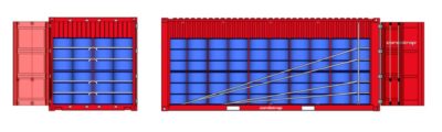 Loading Plan for Securing Drums in Container | Cordstrap AnchorLash